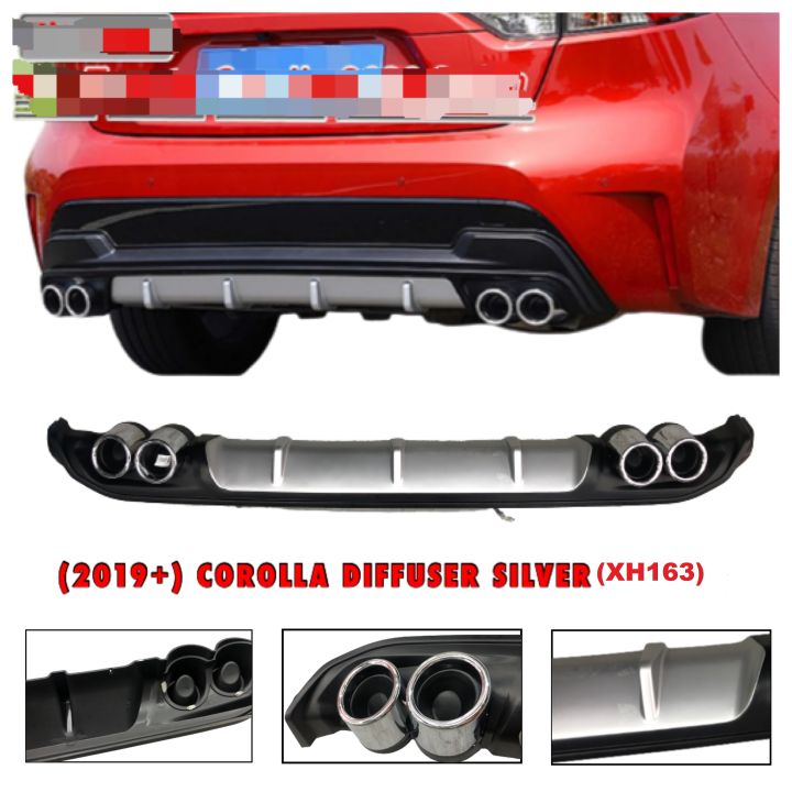 Universal fit /Toyota Rush Car Rear Bumper Diffusers Lip Spoiler Body ...