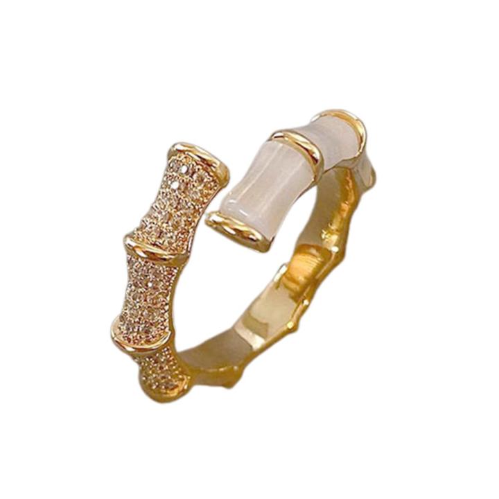 Lady Knuckle Ring Shiny Cubic Zirconia Inlaid Women Circlet | Daraz.com.bd