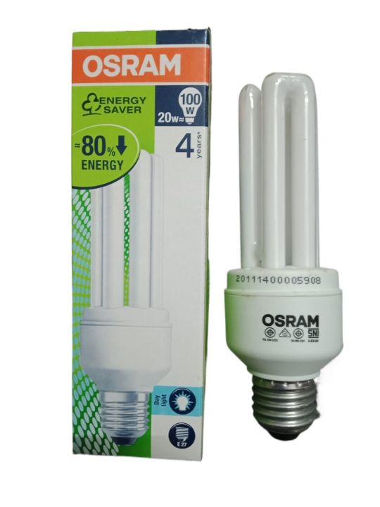 OSRAM 20W Duluxstar Energy Saving Lamp E27 Threed Type white Color ...