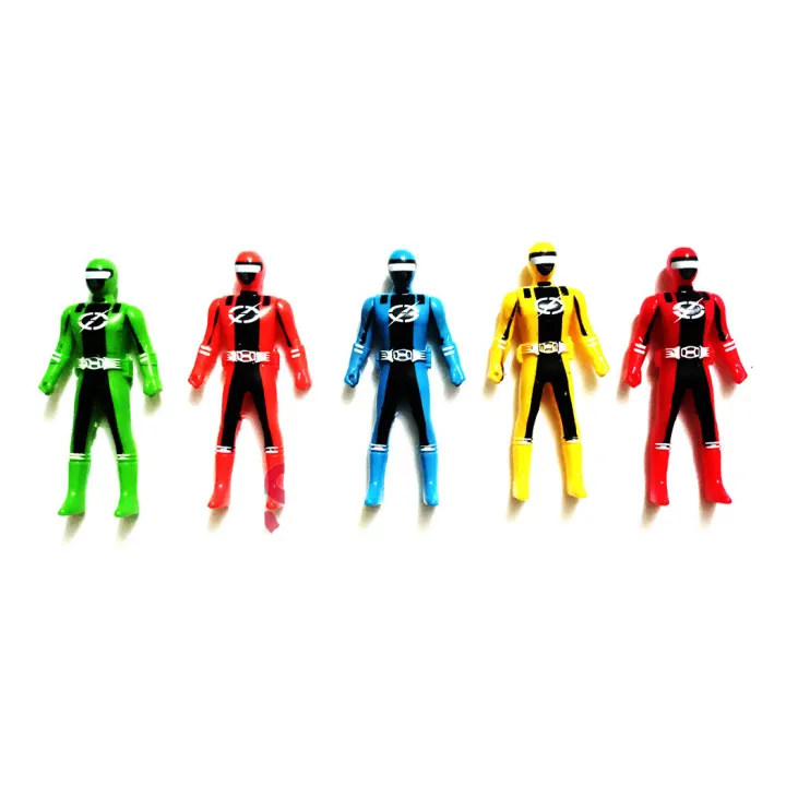 Power Rangers SuperHeros Man Robot Toy set 5pcs Multicolor | Daraz.com.bd