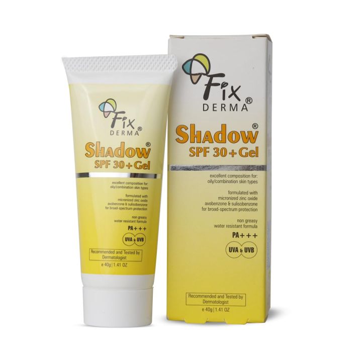 Fixderma Shadow Sunscreen SPF 30+ Gel | Sunscreen for Oily Skin | Sun ...