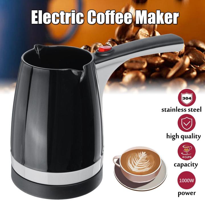 1000W Electric Espresso Coffee Maker Turkish Greek Percolator Moka Pot ...