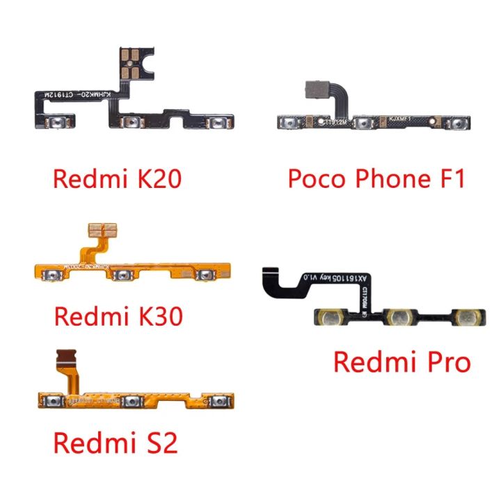 Volume Side Power Switch on off Button Key Flex Cable For XiaoMi Redmi ...