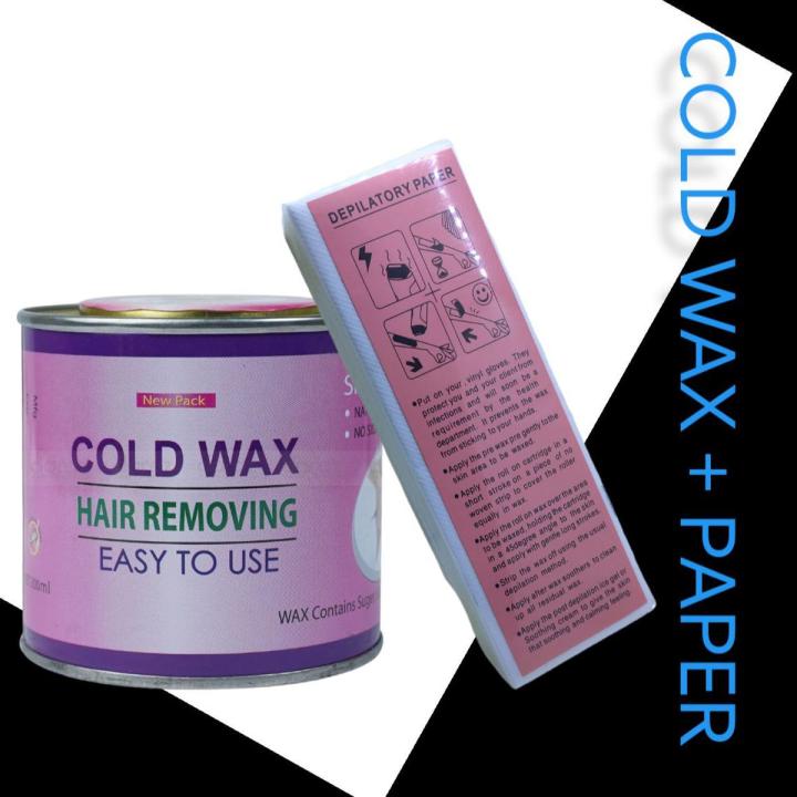 Mumtaz Cold wax 1000 ml + wax Paper combo | Daraz.com.bd