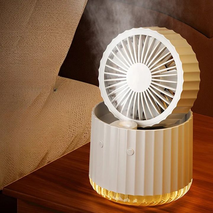 New Humidifying Portable Folding Spray Desktop Cooling Mini Small Fan ...