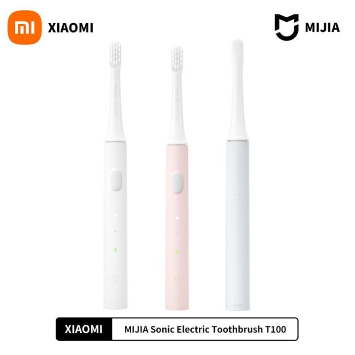 XIAOMI Mijia T100 Sonic Electric Toothbrush Mi Smart Tooth Brush Colorful USB Rechargeable IPX7 ...