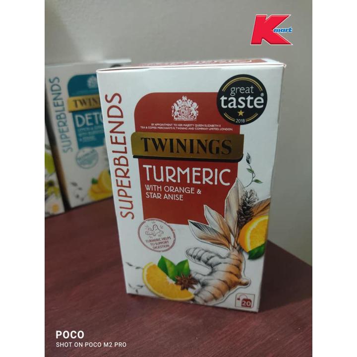 Twinings Uk Superblends Turmeric 20 Teabags - Green Tea | Daraz.com.bd