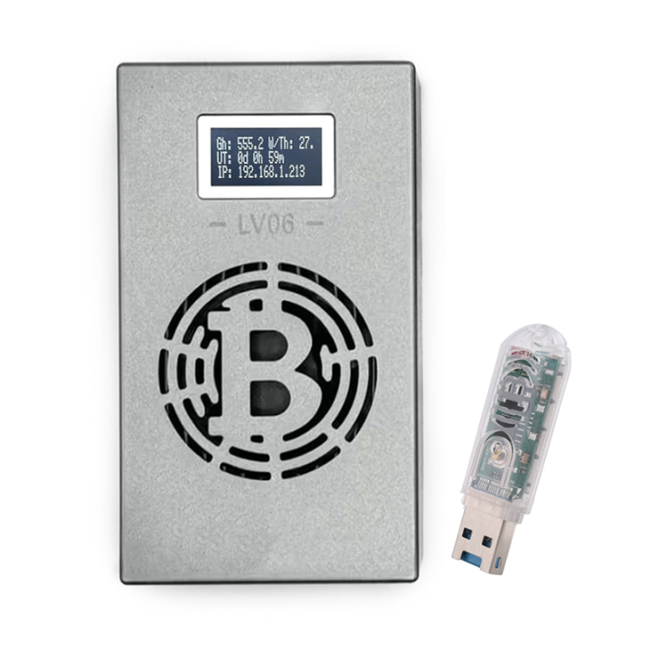 Bitcoin LV06+LV03 Silent Miner Machine BTC Miner BSV BTC BCH Dgb Crypto ...