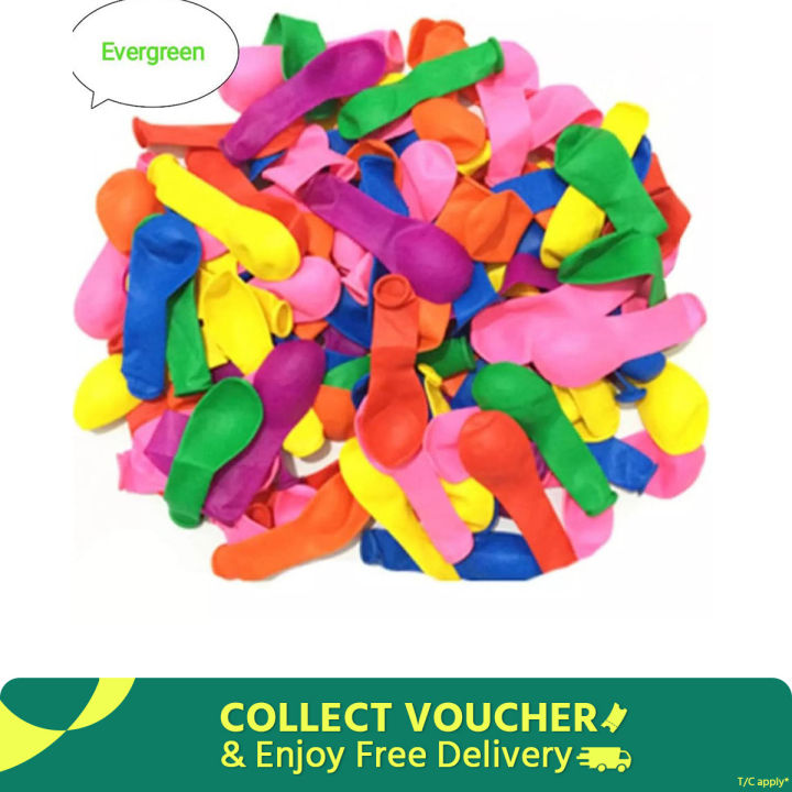 Balloon 100 pieces-Multi Colour ballon | Daraz.com.bd