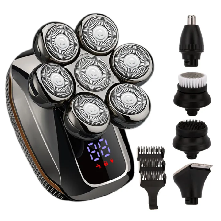 Head Shavers for Bald Men Rotary Electric Razor Cordless Shaver for Men ...