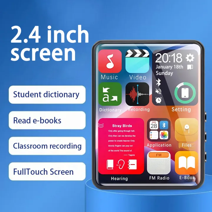 【Shop the Latest Trends】 2.4-inch touchscreen MP3 player Built-in 4GB ...