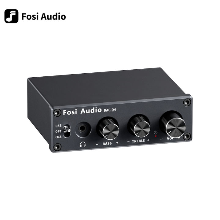 Fosi Audio Q4 Mini Stereo USB Gaming DAC Headphone Amplifier Audio ...