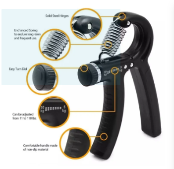 Exercise Hand Strengthener with Extension Gripper for Strong Finger ...