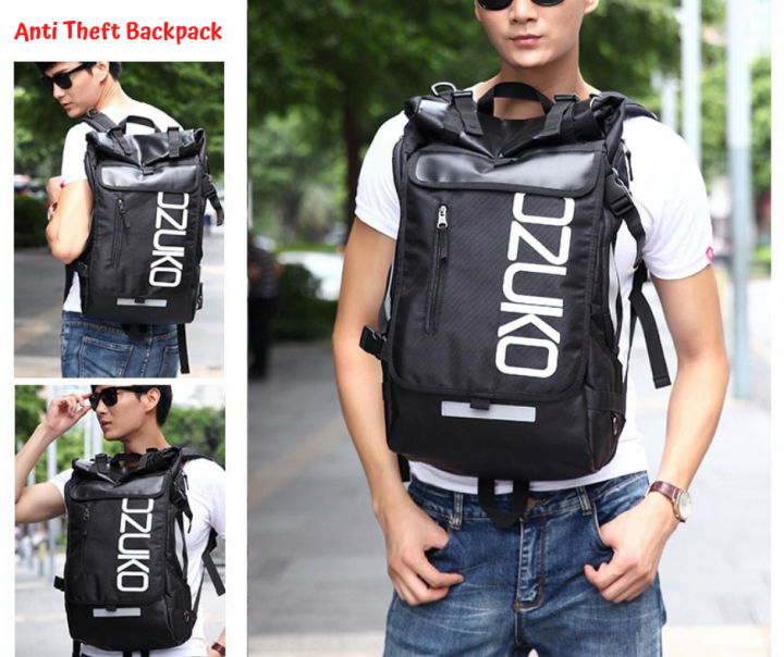 Ozuko Anti Theft Usb Travel Waterproof Casual Laptop Sports Backpack ...