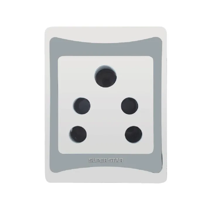 Super Star Premium Round 5-Pin Socket | Daraz.com.bd