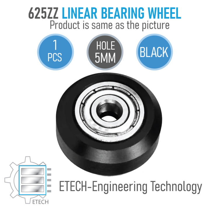 625ZZ Linear Bearing 3D Printer POM Wheel Plastic Pulley Linear Bearing ...
