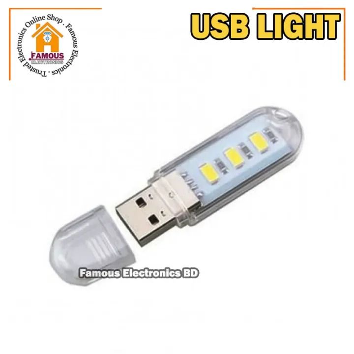 LED USB Lamps Outdoor Camping Night Light U Disk USB Computer Keyboard ...