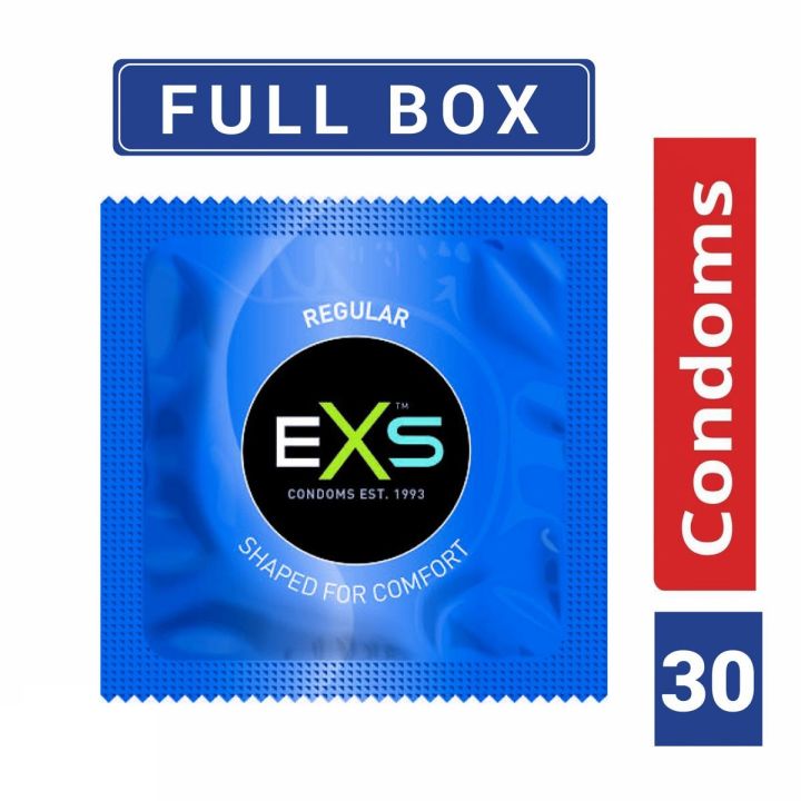 EXS - Regular Condom - Full Box - 3x10=30pcs (Made in UK) - Condom | Daraz.com.bd