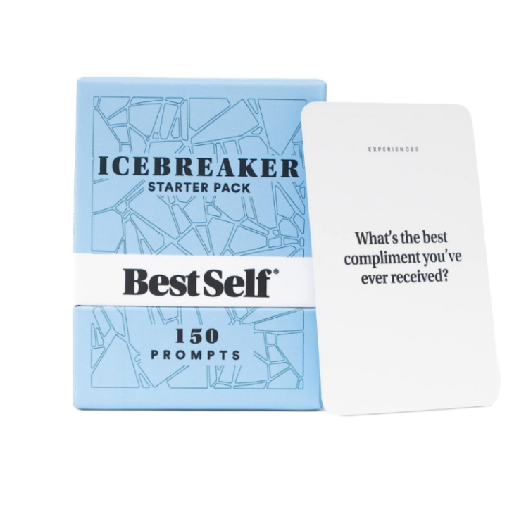 BestSelf Icebreaker - Meaningful Conversation Starter Cards With 150 ...