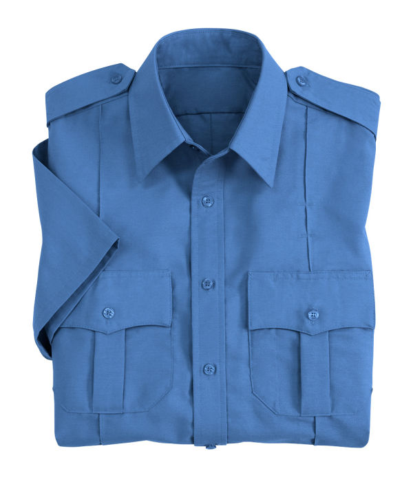 Security Guard Uniform - Shirt with Shoulder Epaulets and Security Logo ...