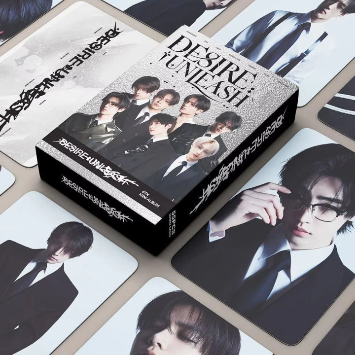 55pcs/box Kpop ENHYPEN DESIRE UNLEASH SUNGHOON Jay Heeseung Sunoo ...
