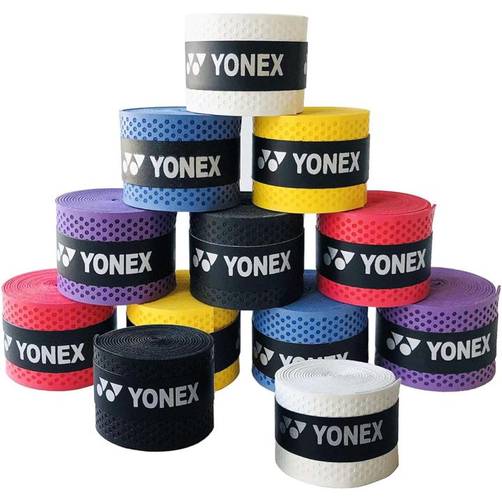 6 Piece Badminton Racket Non-Slip Gripper - Badminton Grip - Super Absorbent - Yonex - Various ...