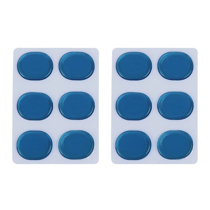 12 PCS/Set of Drum Kit Muffler Stickers Silica Gel Sticker Drum ...