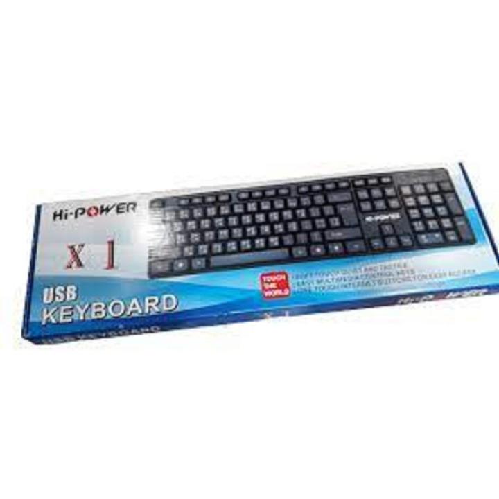 Hi-power Brand Usb Keyboard for Computer / Laptop - Black Colour ...