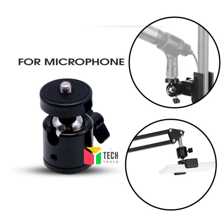 Mini Swivel Ball Head Tripod Head 360 Degree Rotating Mount Base ...