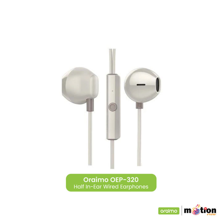 Oraimo half in-ear 3.5MM Earphone (OEP-320) | Daraz.com.bd