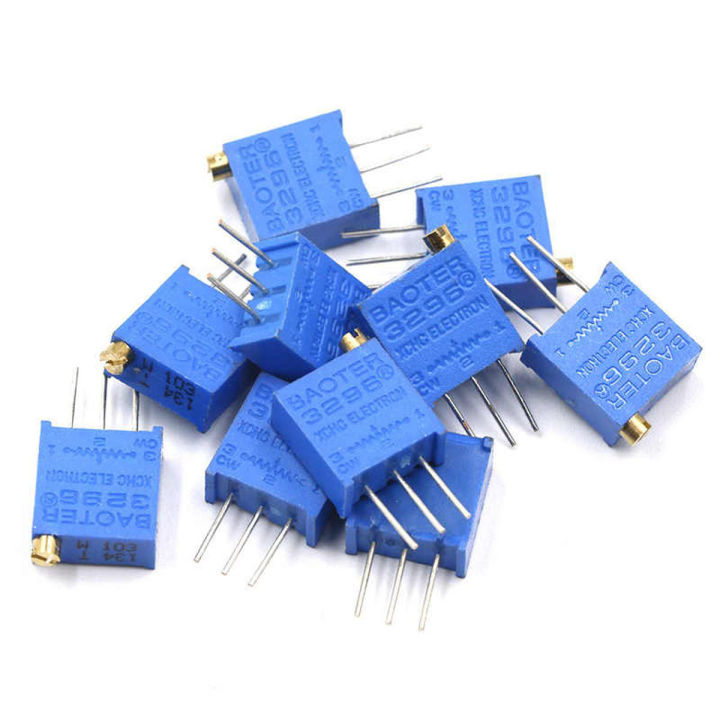 3Pcs- 3296 103 Square Cermet 10K Ohm 1/2W Vertical Potentiometer ...