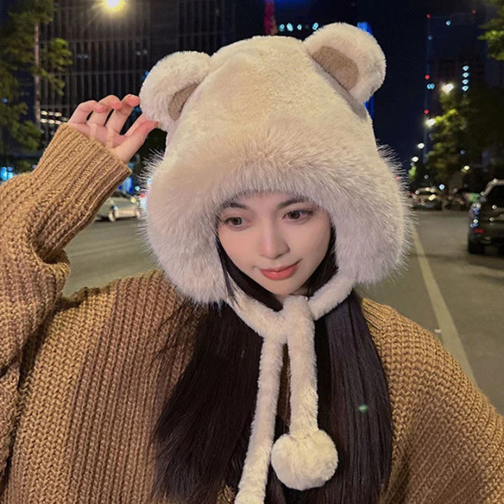 【Limited Stock Available】 Women Cold Weather Hat Women Plush Hat Soft ...