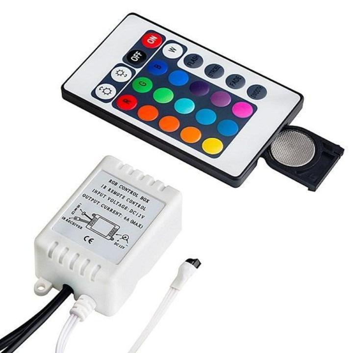Remote With Control Box For Rgb Led 3528 5050 Strip Light - Rgb Light ...