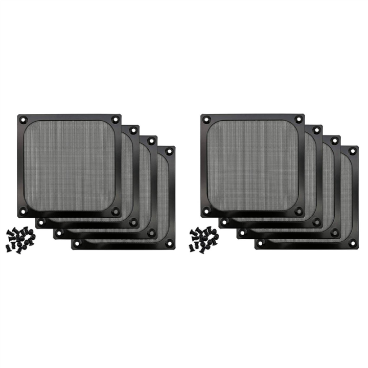 ICQURBT 8Pack 120mm Computer Fan Filter Grills Stainless Steel Wire ...