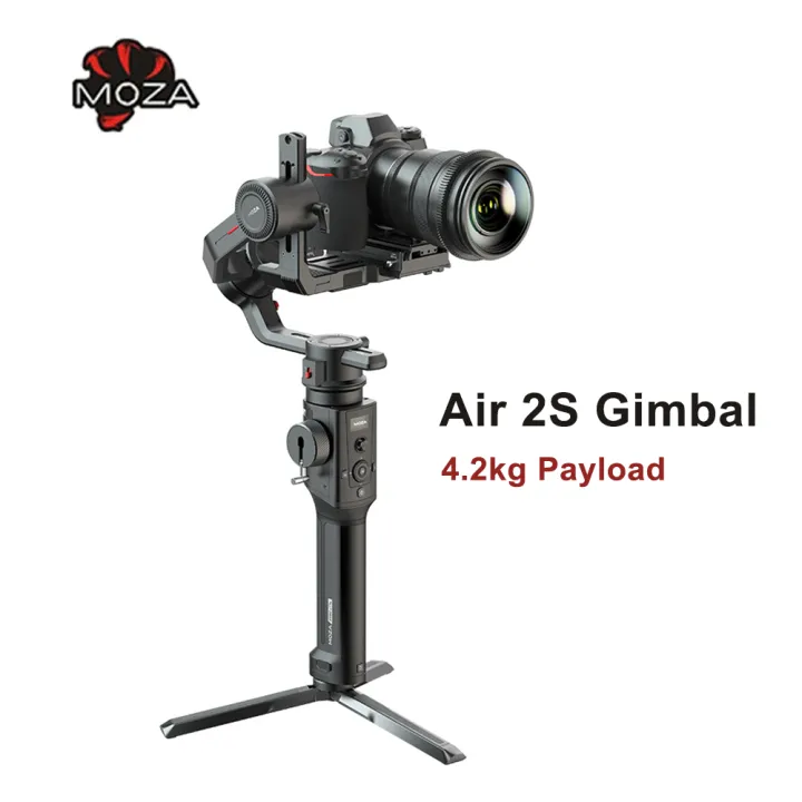 MOZA Air 2S 3-Axis Handheld Gimbal Camera Stabilizer 4.2kg Payload Smart Micro HandWheel Gimbal ...
