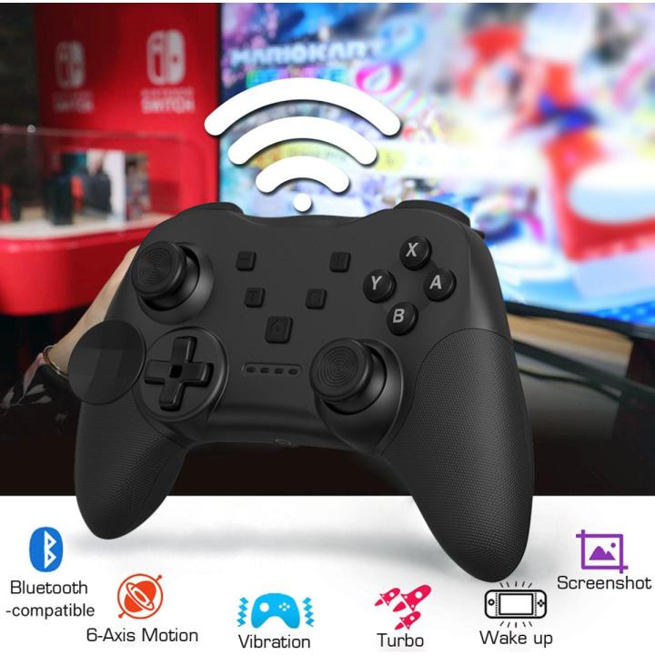 BBOOM【In stock】 For Switch Wireless Gamepad Bluetooth-compatible NS Pro Controller Game Joystick ...