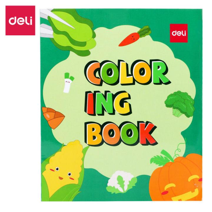 Deli EN049 coloring book 12 Sheets 1pc | Daraz.com.bd