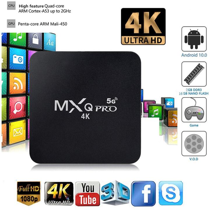 Mxq Pro 4K 5G Android Smart Tv Box -4Gb Ram/64Gb Rom Android 11.1 ...