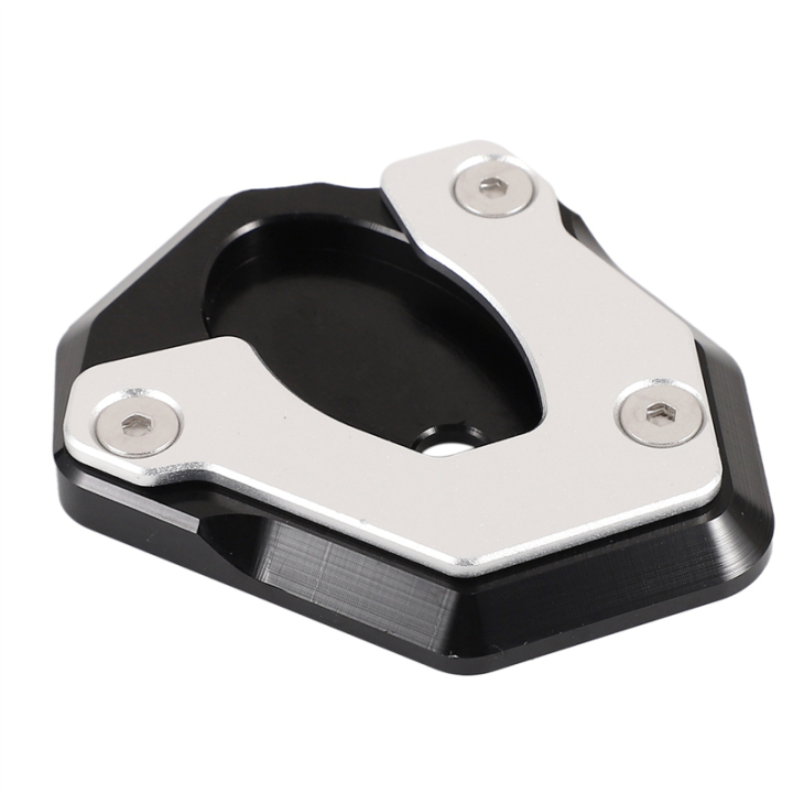 3X Motorcycle Kickstand Foot Side Stand Extension Pad Support Plate for ...