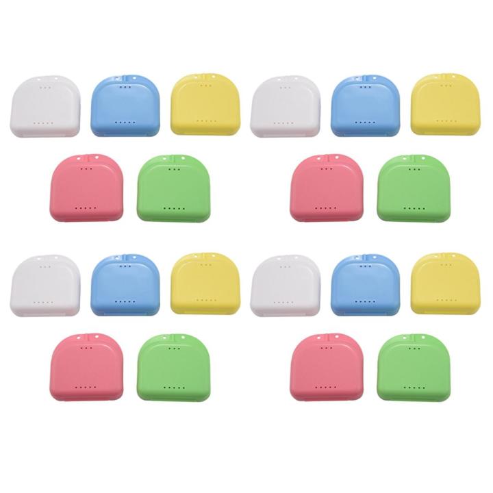 Retainer Case 20Pcs Mouth Guard Case Orthodontic Dental Retainer Box ...