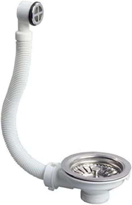 PVC Sink Strainer Waste with Round Overflow | Daraz.com.bd