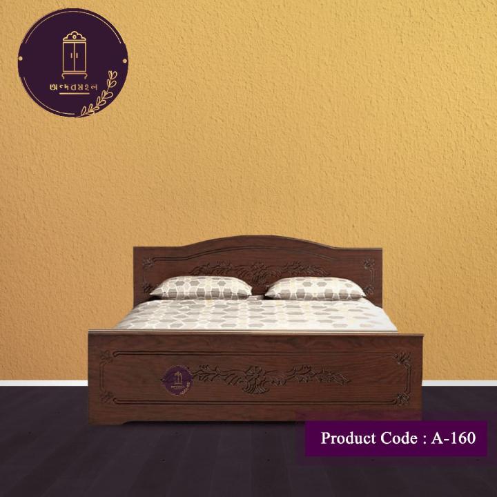 Andormahal (MDF) khat/bed single size with floral headstand | Daraz.com.bd