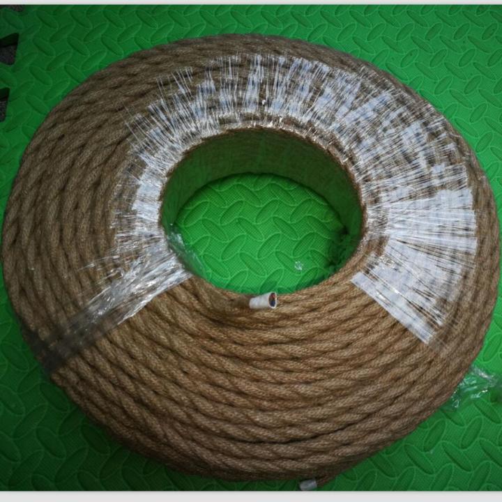 【VisioN Shop】5M/Lot Vintage Textile Cable Braided Electrical Wire Retro ...