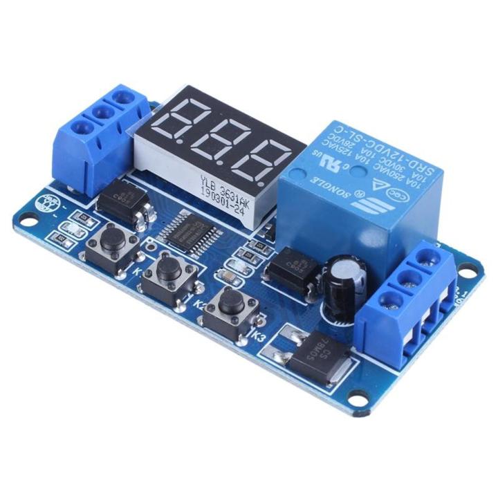 Automation DC 12V LED Display Digital Timer Control Switch Relay Module | Daraz.com.bd
