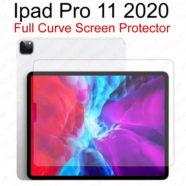 Ipad pro 11 2020 Full Curve Screen Protector 100% Accurate Smooth Touch ...