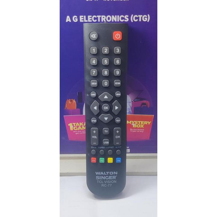 Tv Remote Control For Singer Led Tv | Daraz.com.bd