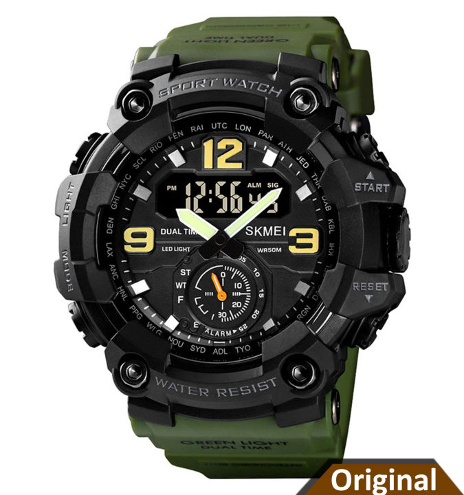 SKMEI 1637 Multifunction Waterproof 5ATM Digital Sports Watch For Men | Daraz.com.bd