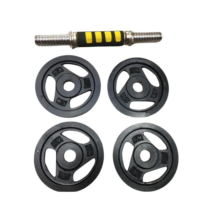 5kg (1.25kg * 4pcs) Dumbbell with 10.5 inch Stick & Grip - Sports ...