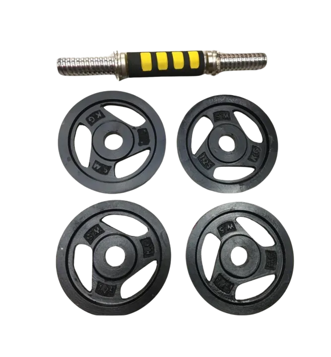 5kg (1.25kg * 4pcs) Dumbbell with 10.5 inch Stick & Grip - Sports ...