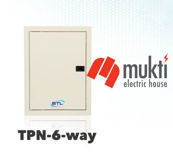 PRAN RFL STL Distribution Board (TPN) 6 Way (1+18) Three Phase MCB ...